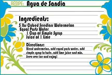 Delicious Summer Time Aguas Frescas Recipes