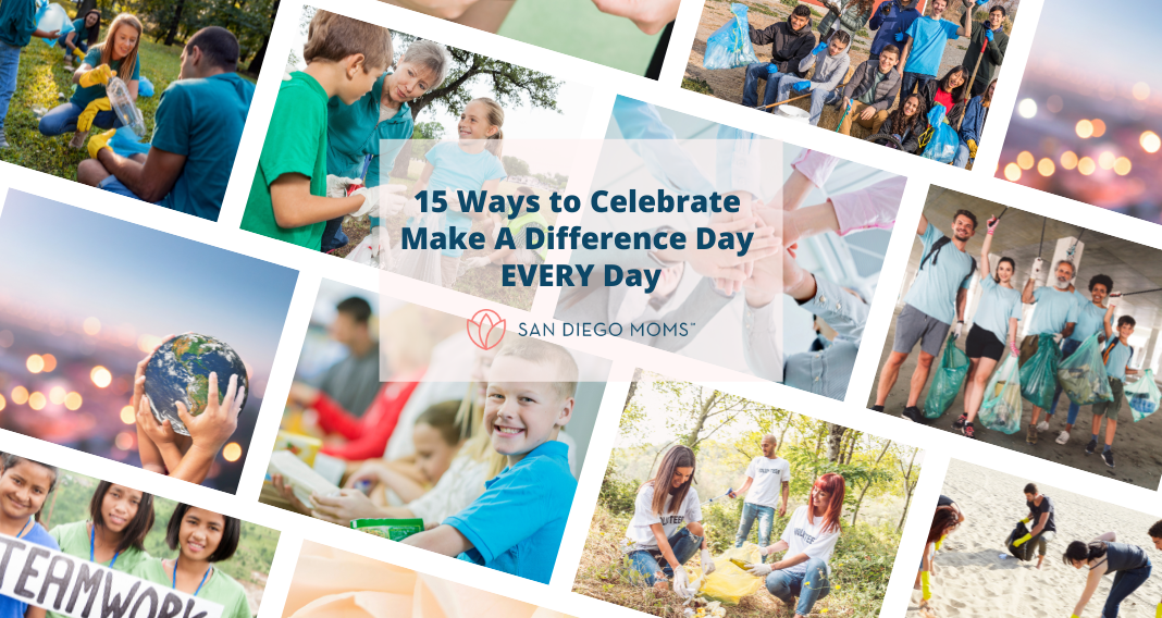 15 ways to Celebrate Make A Difference Day EVERY Day
