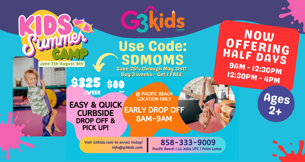 Save 25% on G3Kids San Diego Summer Camp {Pacific Beach}
